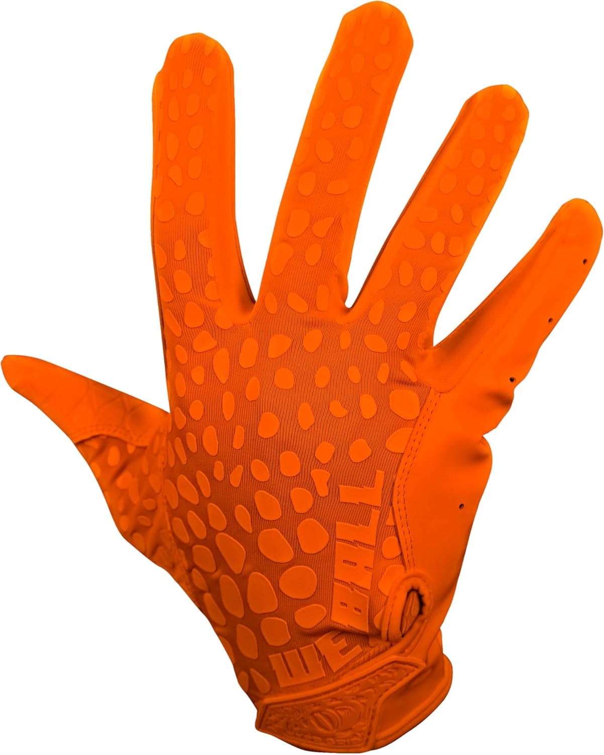 We Ball Sports Hypr-Grip Football Gloves, Men’s Sticky Silicone Palm ...