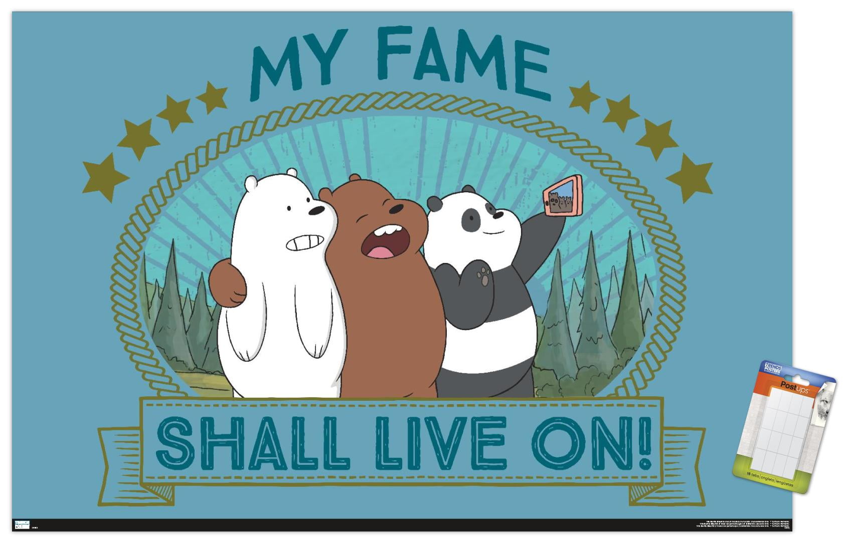 We Bare Bears - Fame Wall Poster, 22.375" x 34" - Walmart.com