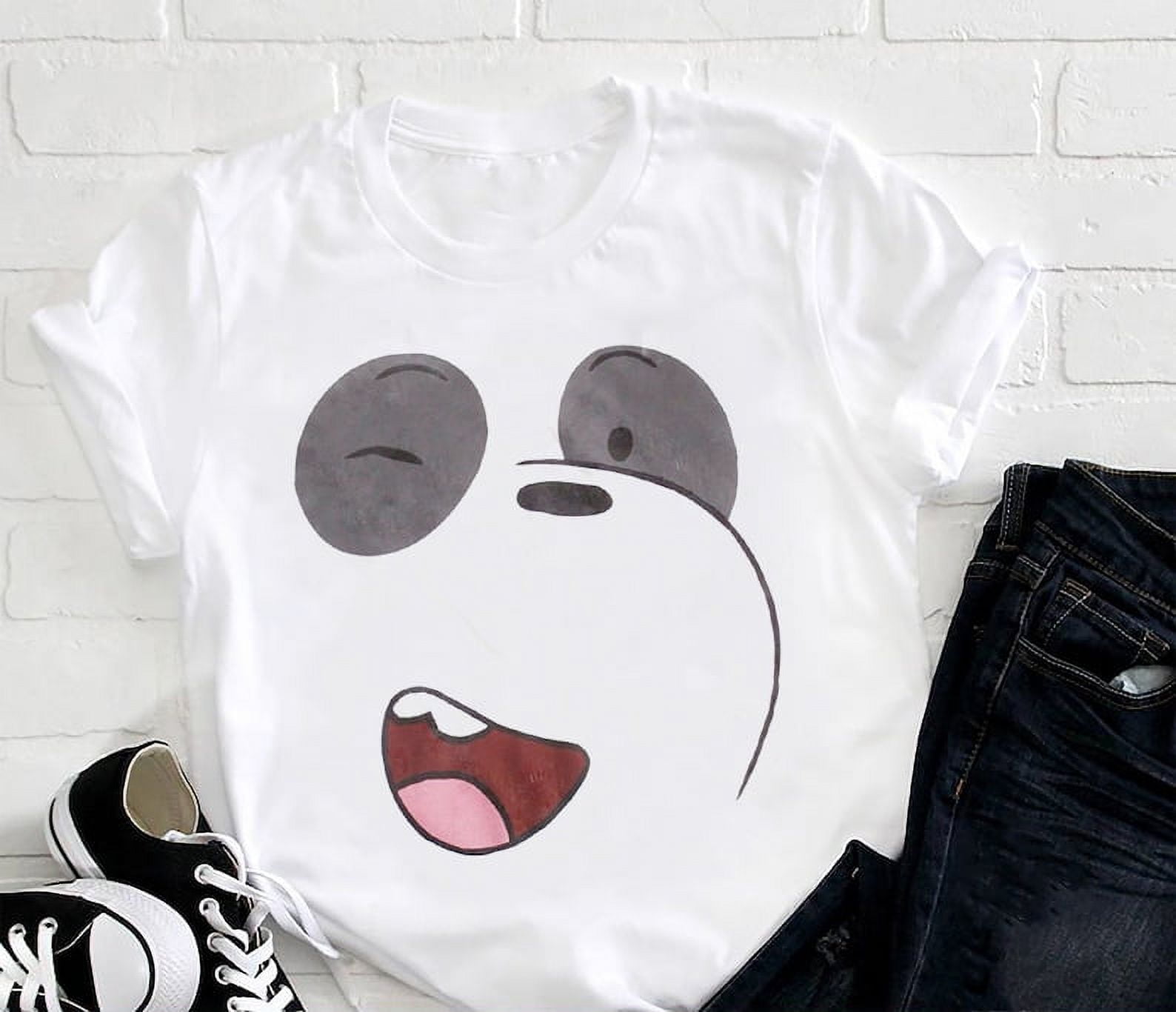 We Bare Bears Panda Face Pan Pan T-Shirt, We Bare Bears Shirt Fan Gifts ...