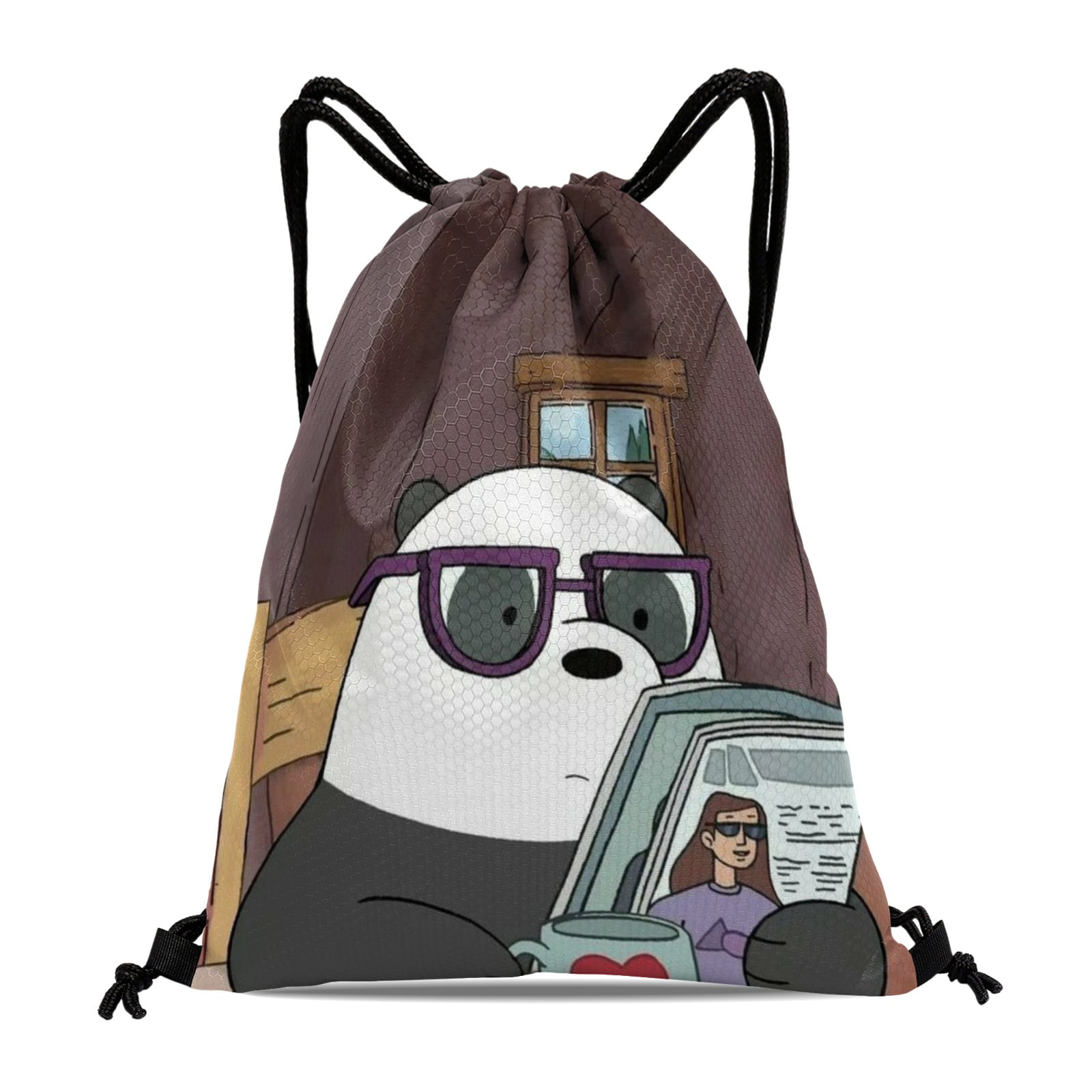 We Bare Bears Versatile Bag:Waterproof design, suitable for fitness ...