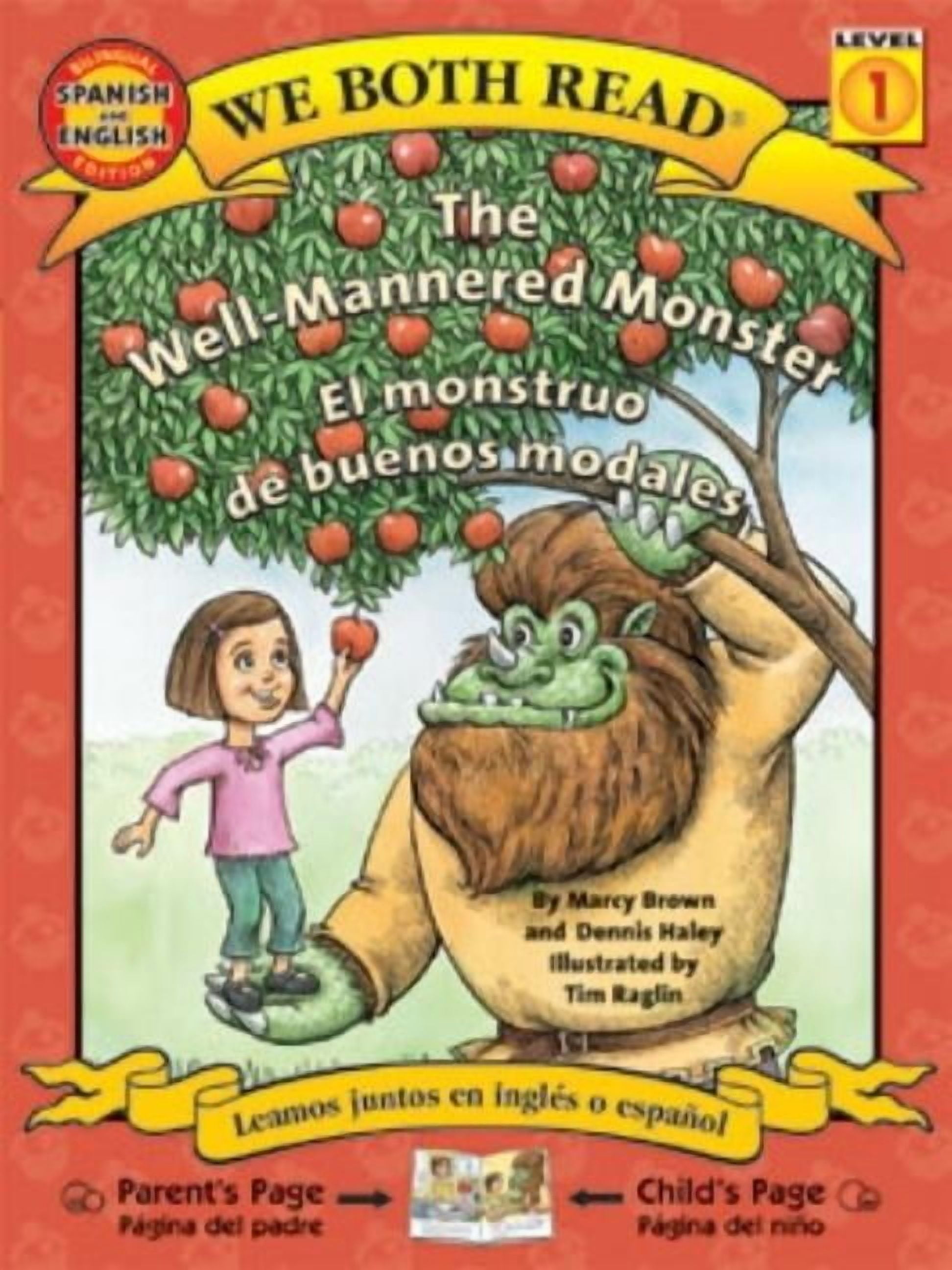 We Both Read - Level 1 (Quality) The Well-Mannered Monster/El Monstruo ...