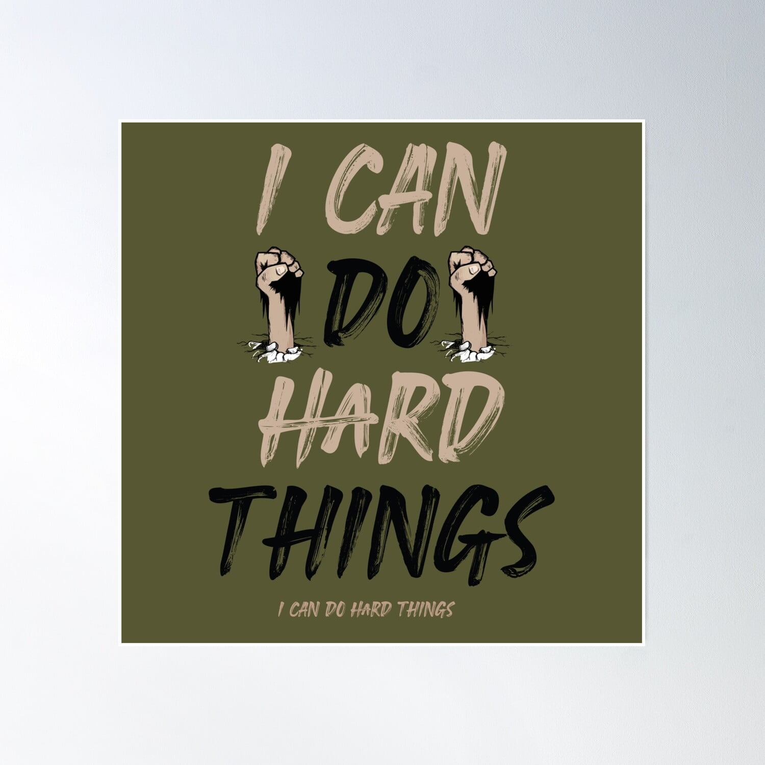 We Can Do Hard Things, Motivational, Growth Mindset, Positive Message ...