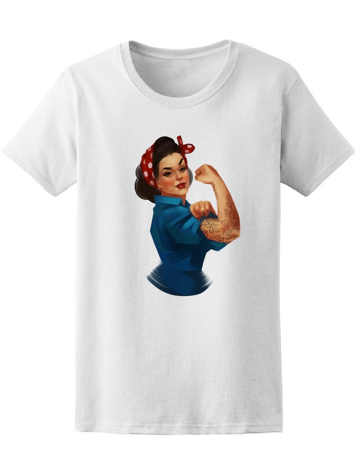 We Can Do It Iconic Vintage Fem T-Shirt Women -Image by Shutterstock ...