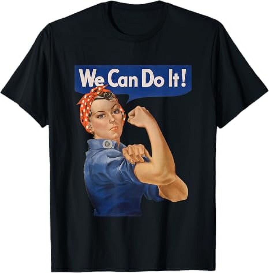 We Can Do It Rosie The Riveter, Feminist | WWII Rosey Rosy T-Shirt 002 ...