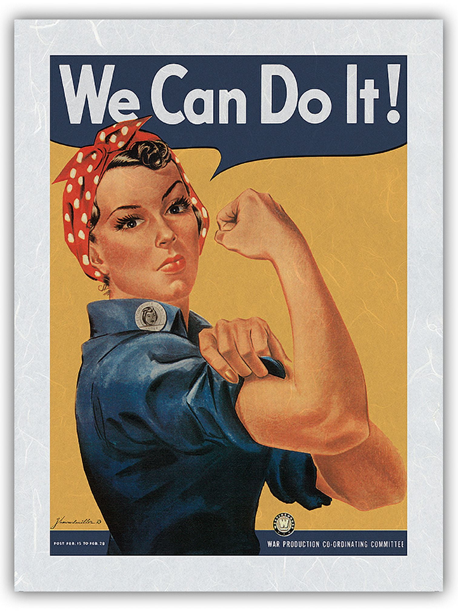 We Can Do It - Rosie the Riveter - Vintage War Poster by J. Howard ...