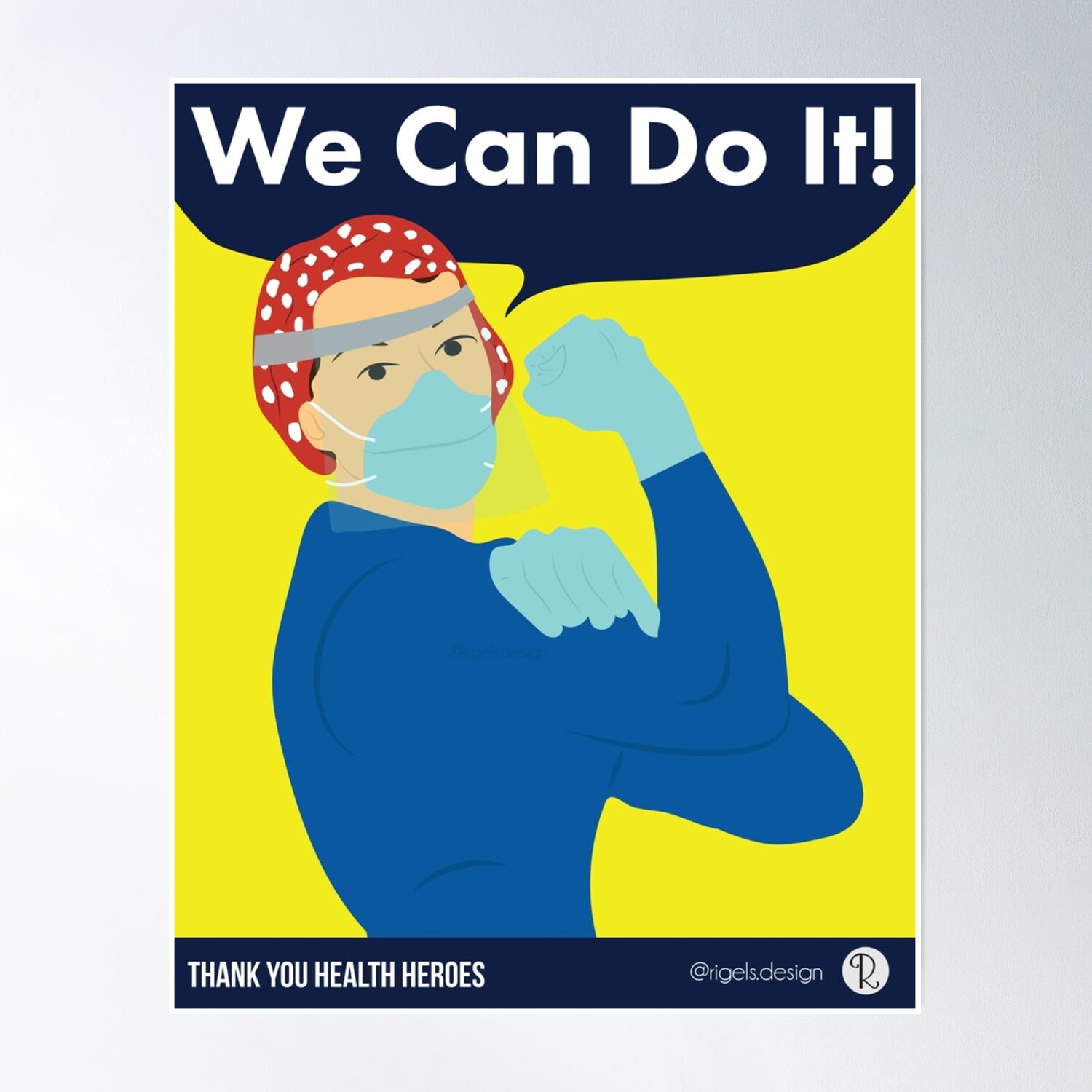 We Can Do It - Thank You Health Heroes - Covid19 - Corona Poster Wall ...