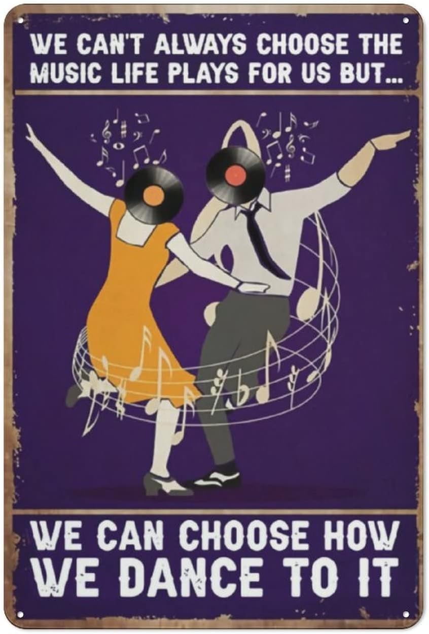We Can't Always Choose The Music Life Plays for Us But Poster, Dancing ...
