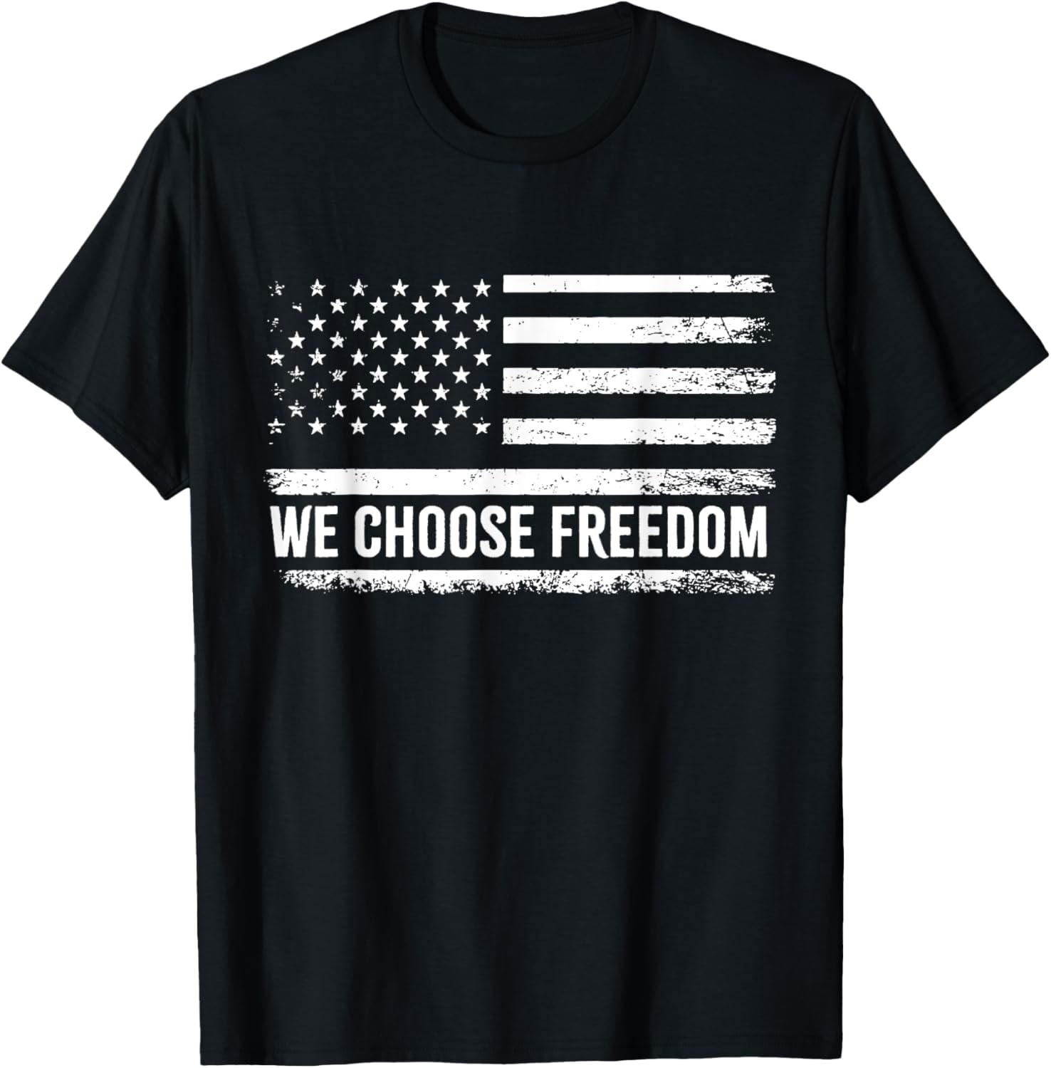 We Choose Freedom Kamala-Harris Election Vote 2024 Flag US T-Shirt ...