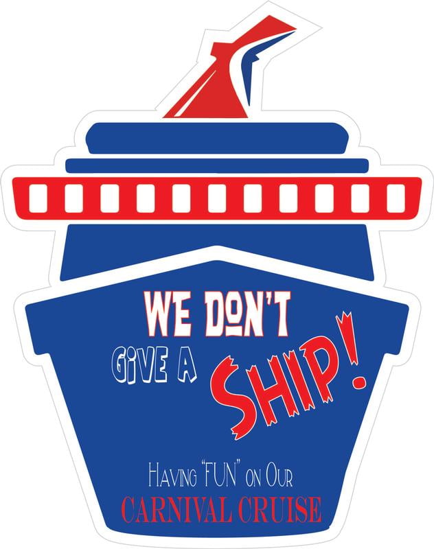 We Do Not Give a Ship The Fun Ship Cruise Door Magnet Decoration for ...