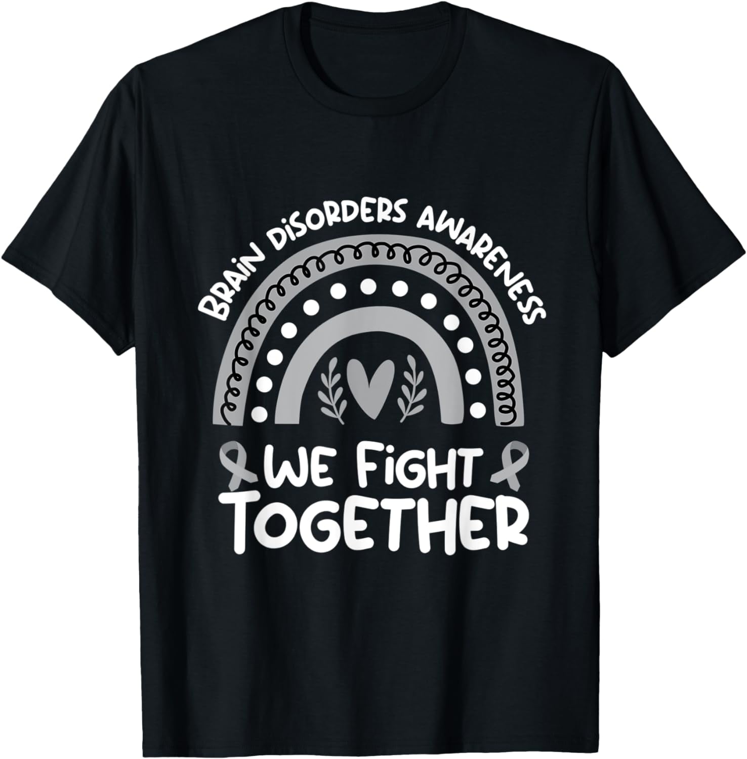 We Fight Together | Brain Disabilities, Awareness T-Shirt mens t hirt ...
