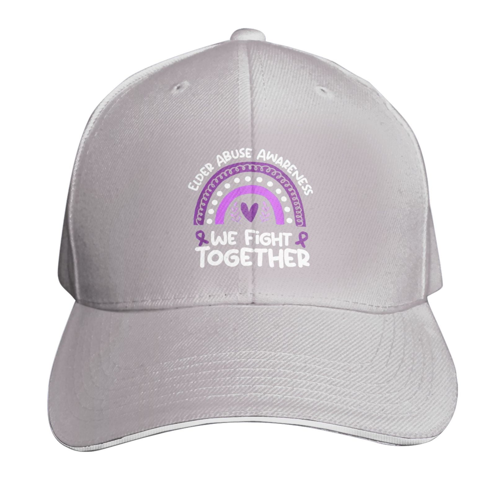 We Fight Together Elder Abuse Awareness Baseball Caps for Women Men Hip ...