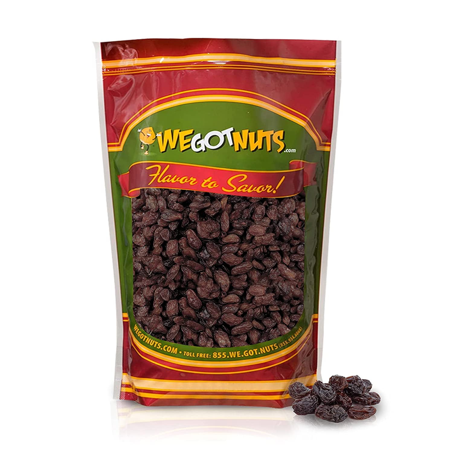 We Got Nuts Dark California Raisins, 80 oz - Walmart.com