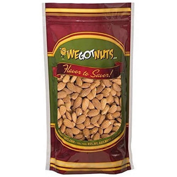 We Got Nuts Natural Raw Almonds, 10 lbs - Walmart Business Supplies