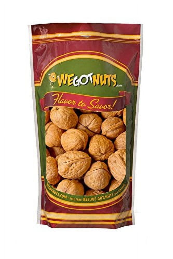 We Got Nuts Raw California Walnuts In Shell, 4 lb Resealable Bag ...
