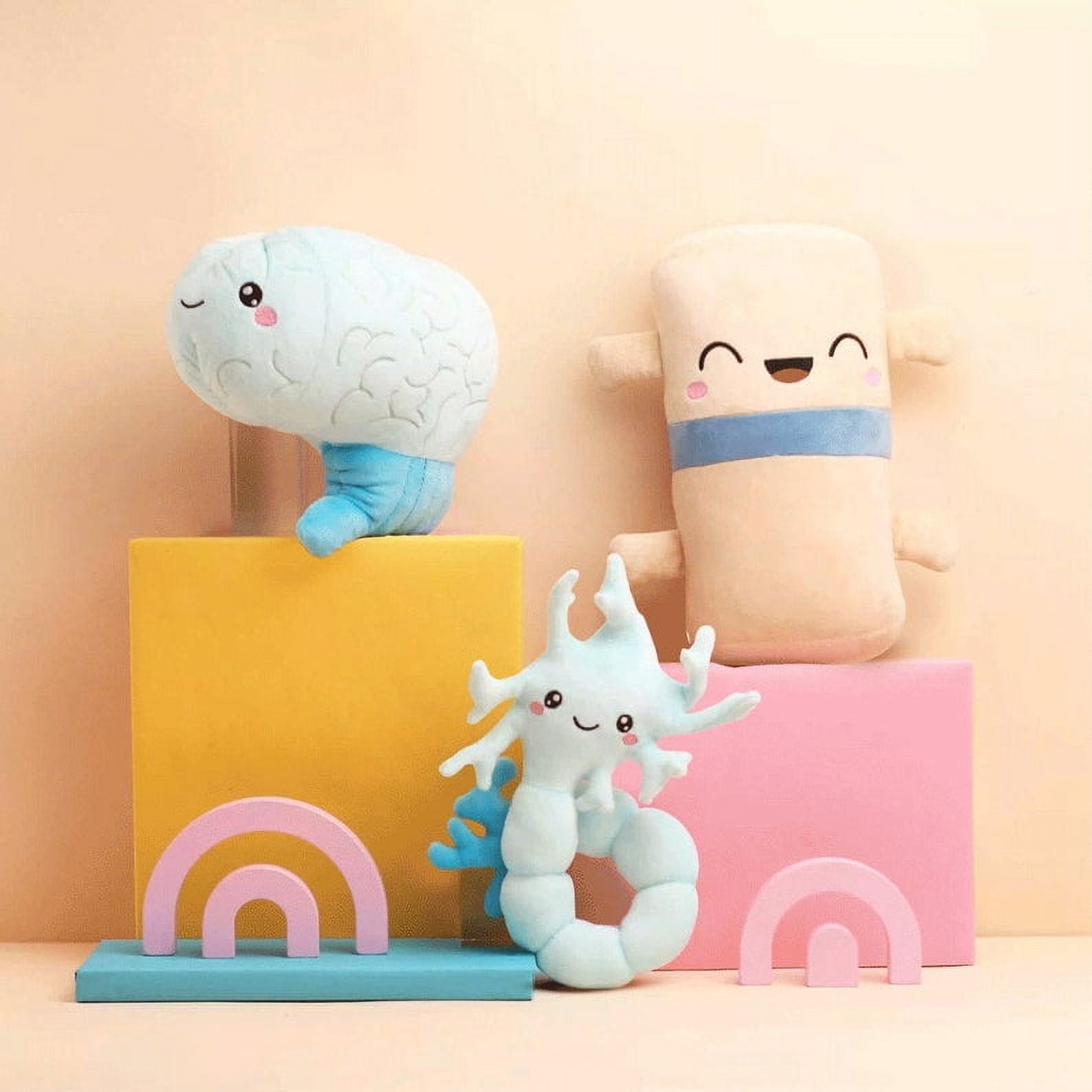 We Have A Connection Bundle-Brain, Neuron, Spine Plushies - Walmart.com