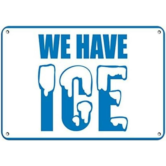 We Have Ice Business Sign Lunch Room and Break Room Signs Wall Decor ...