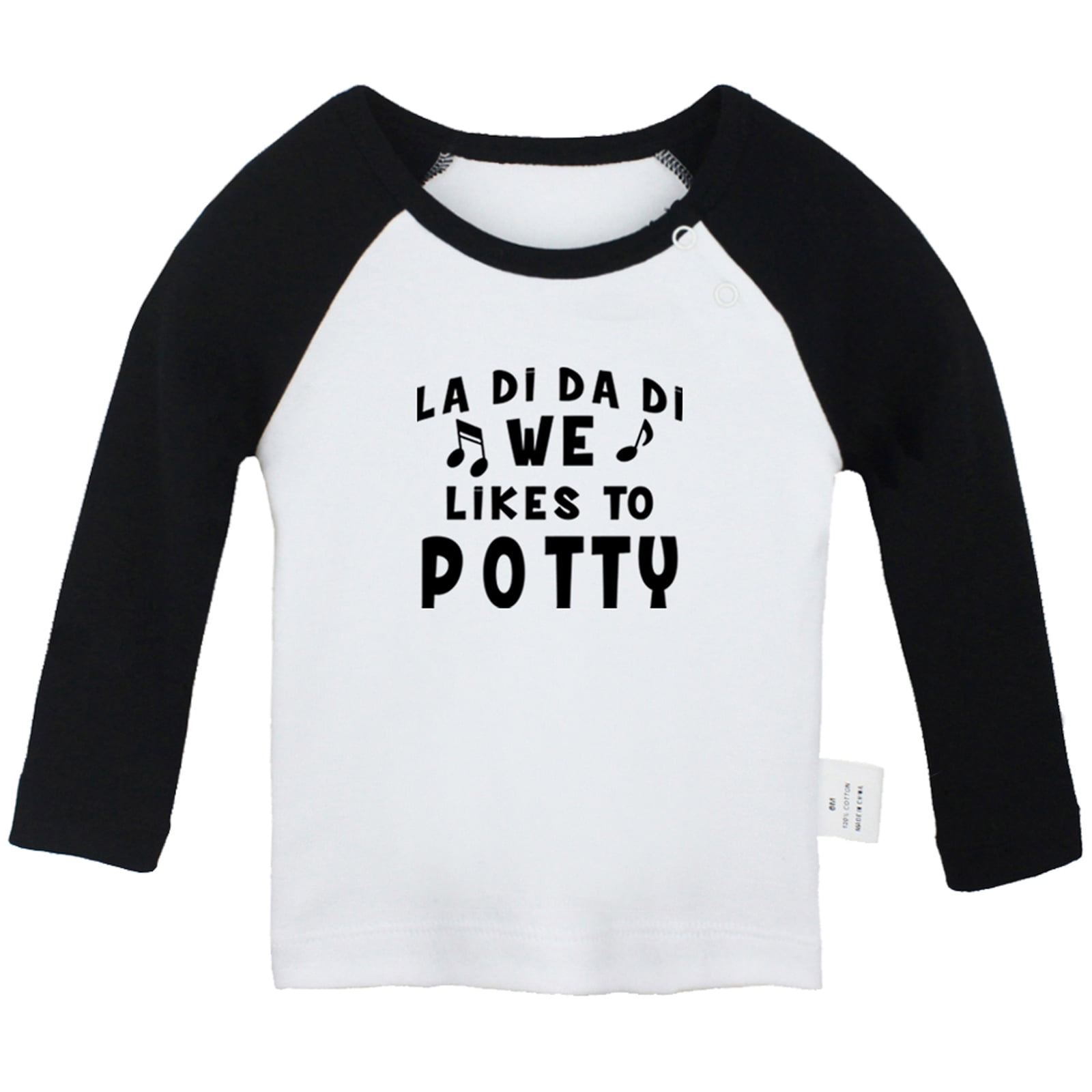 We Likes To Potty Funny T shirt For Baby, Newborn Babies T-shirts ...