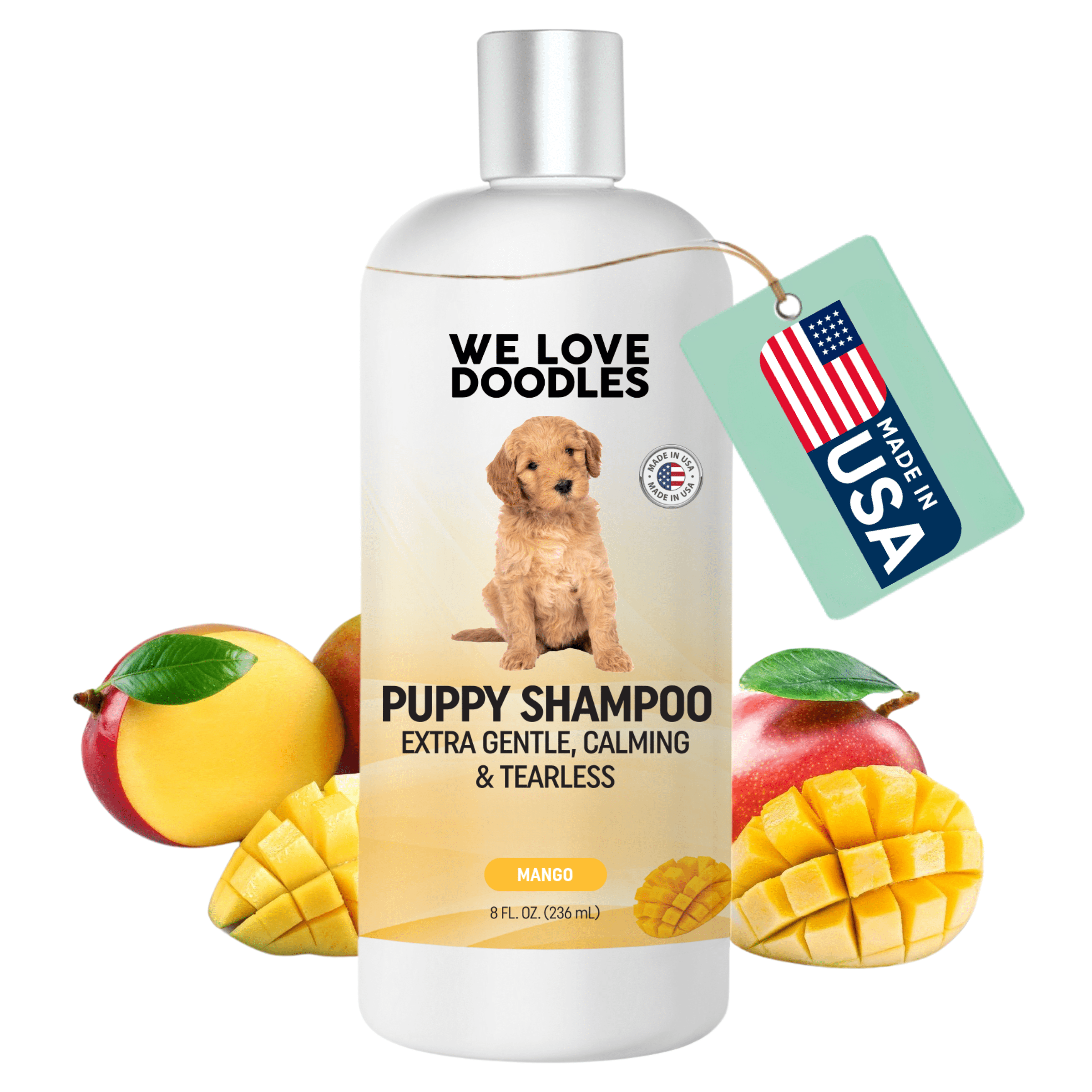 We Love Doodles Tearless Puppy Shampoo, Calming Lavender, Oatmeal ...