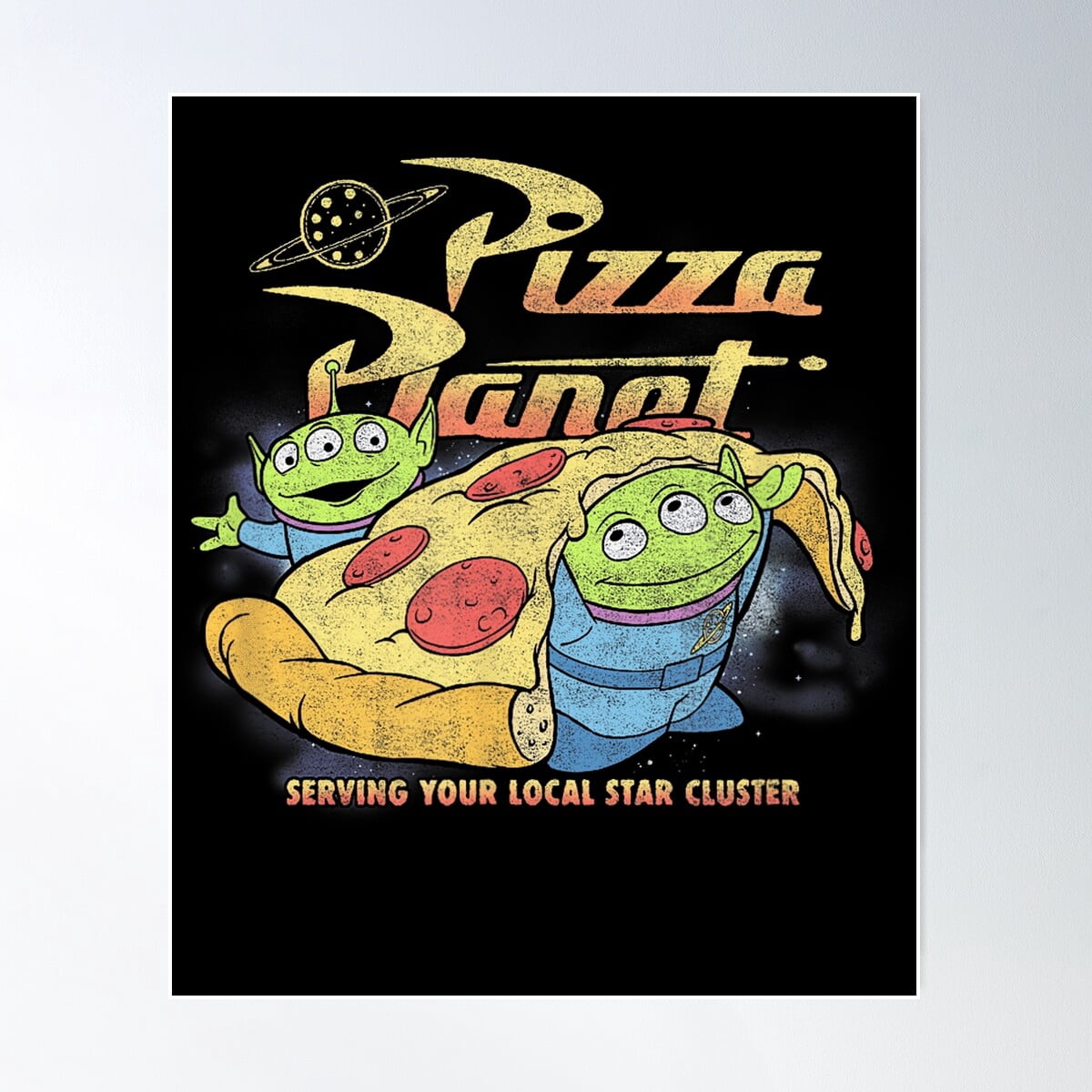 We Love Pizza Poster Wall Art, Modern Wall Decor For Living Room ...