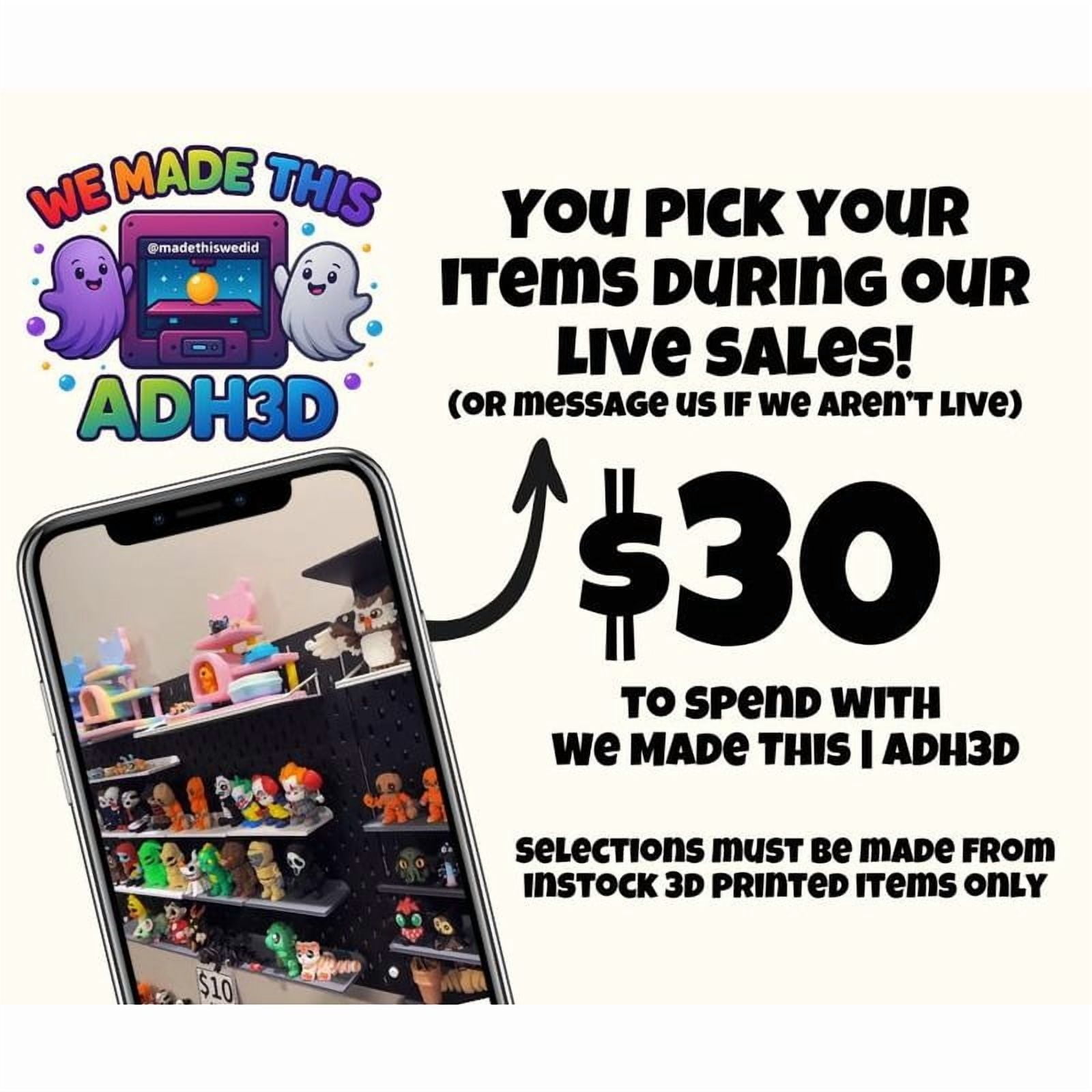 We Made This ADHD Box of 3D Printed Items Customize During Live Sale ...