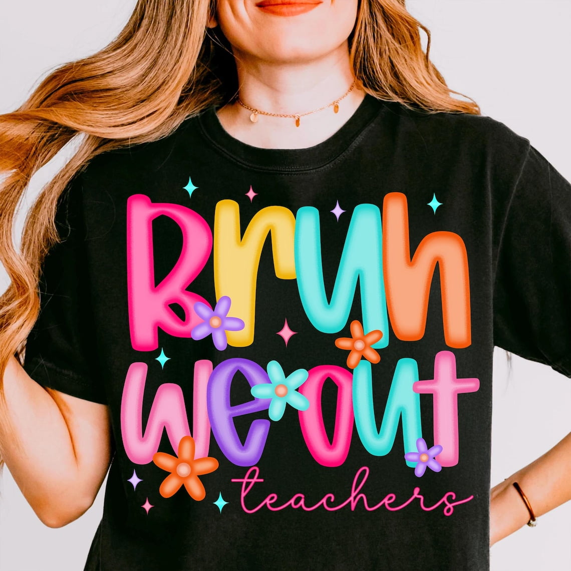 We Out teacher tshirt preppy bruh shirt funny end of year graphic for ...