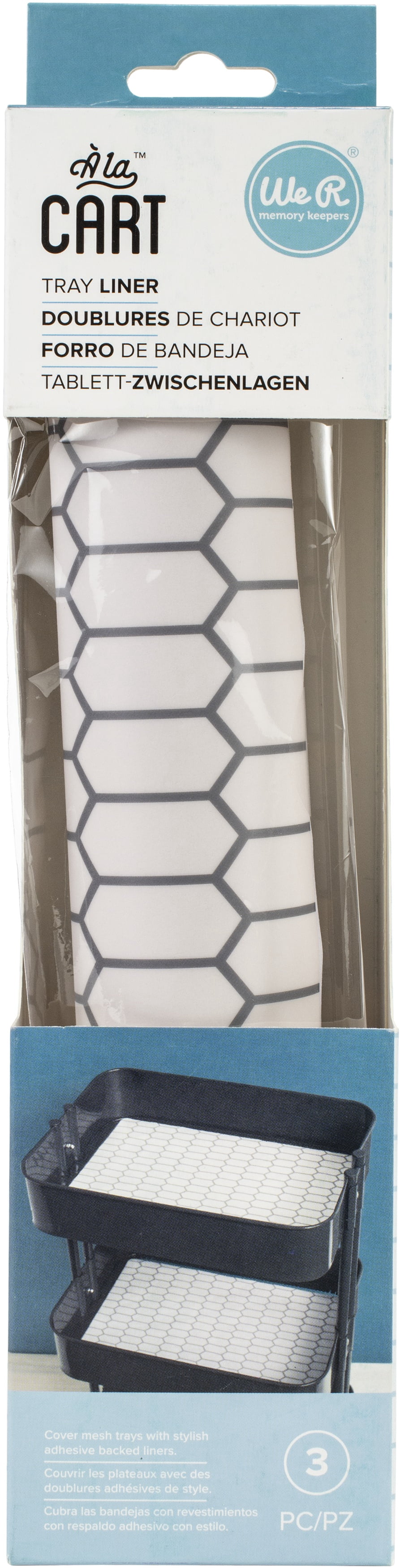 We R A La Cart Tray Liners 3/Pkg-11" X 15" - Walmart.com