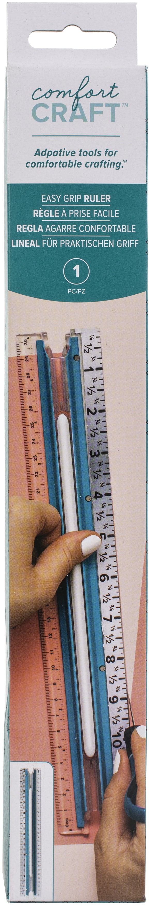We R Comfort Craft Easy Grip Ruler 12"- - Walmart.com
