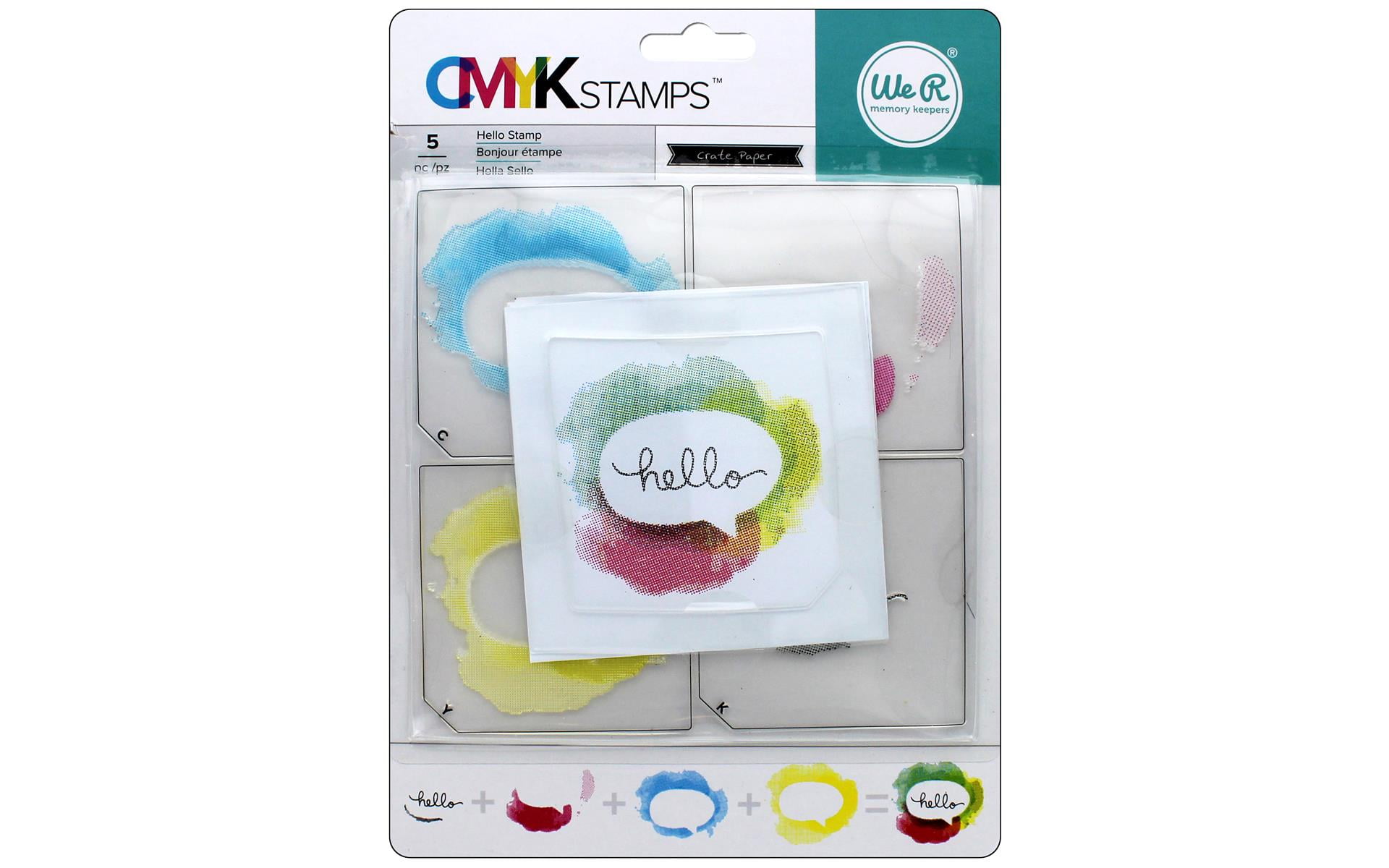 We R Memory CMYK Stamp Hello - Walmart.com