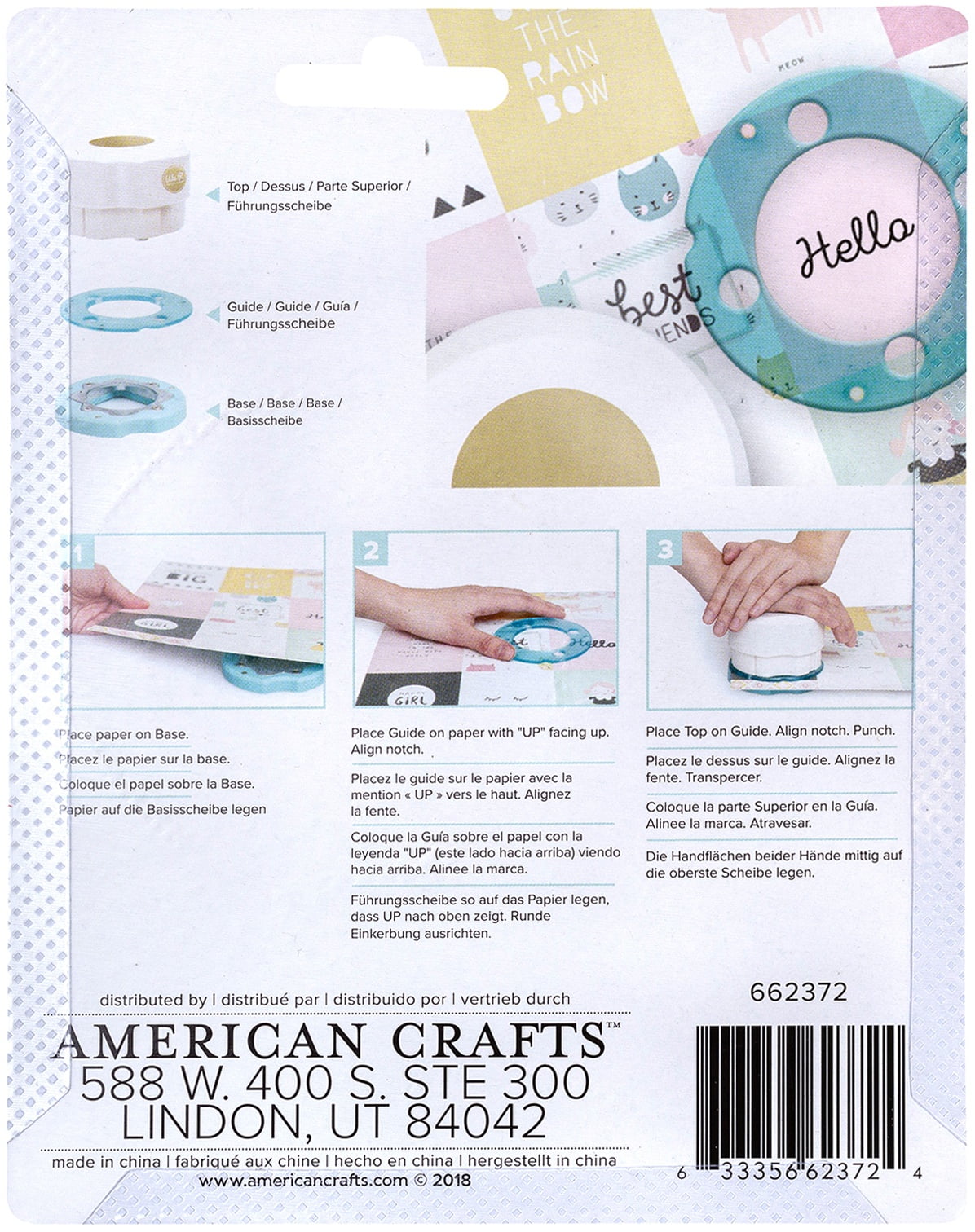 We R Memory Keepers 1" Clear-Cut Punches-Square - Walmart.com