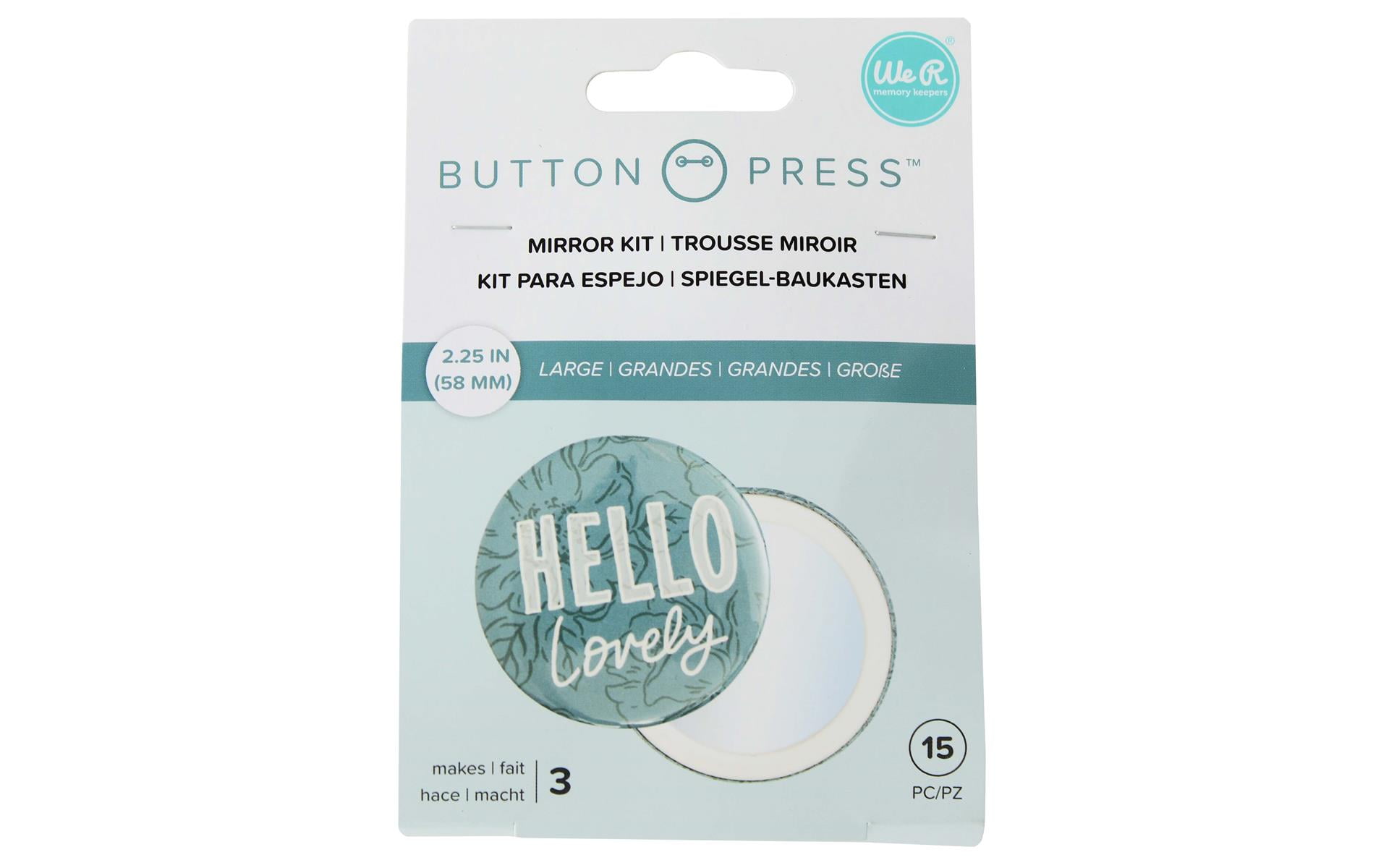 We R Memory Keepers Button Press Adhesive Mirrors-Makes 3 - Walmart.com