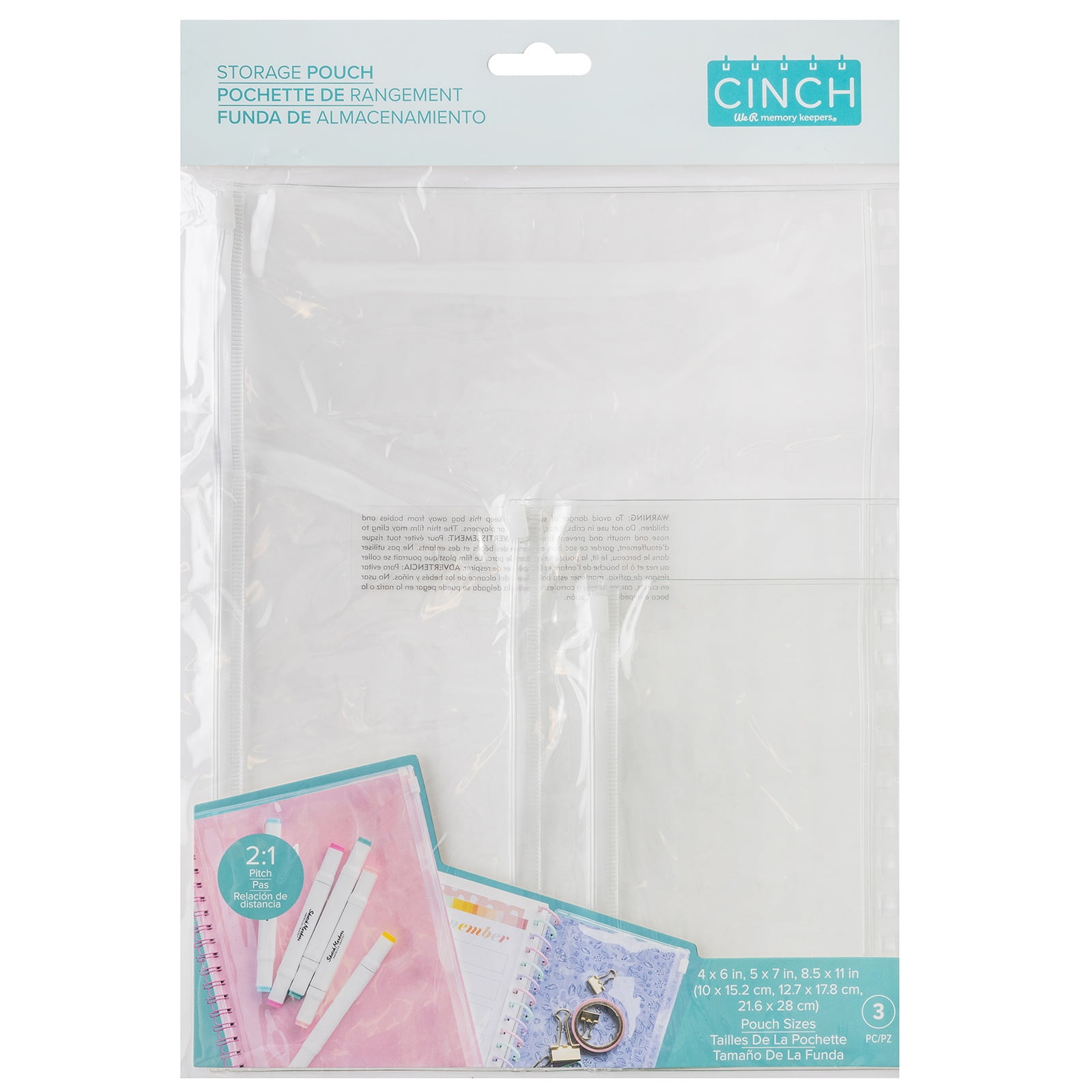 We R Memory Keepers Cinch Storage Pouch-3 Pieces - Walmart.com