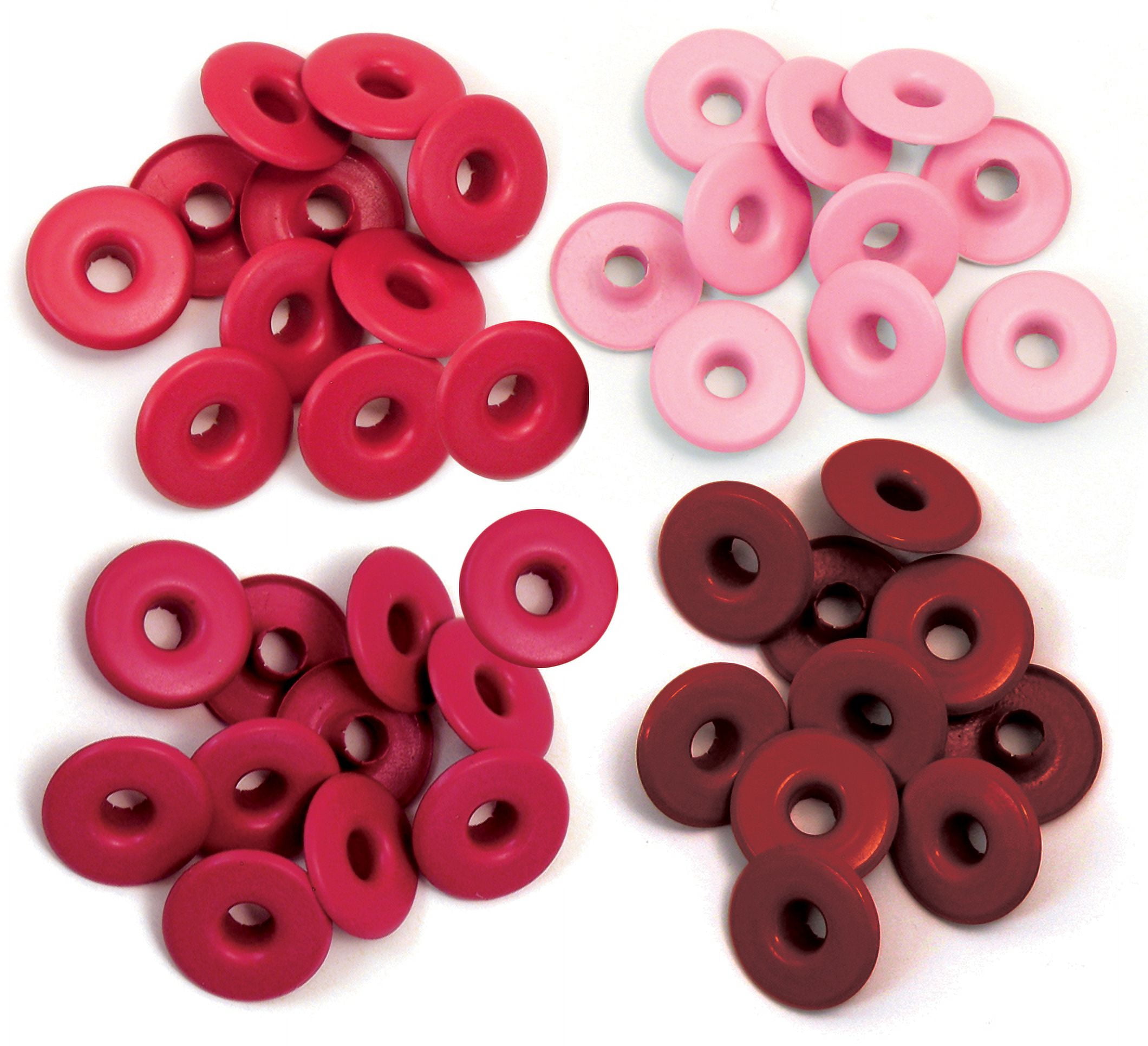 We R Memory Keepers Eyelets - Red Assortment, Wide, Pkg of 60 - Walmart.com