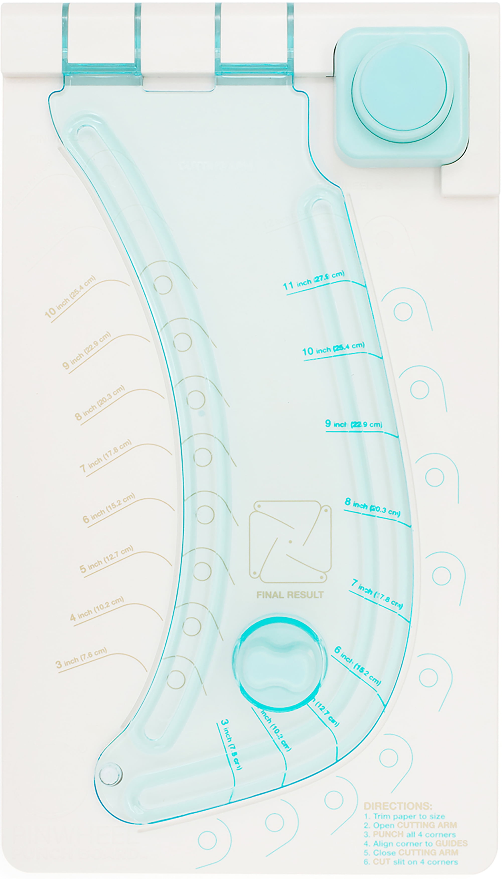 We R Memory Keepers Pinwheel Punch Board Makes 20 Sizes - Walmart.com