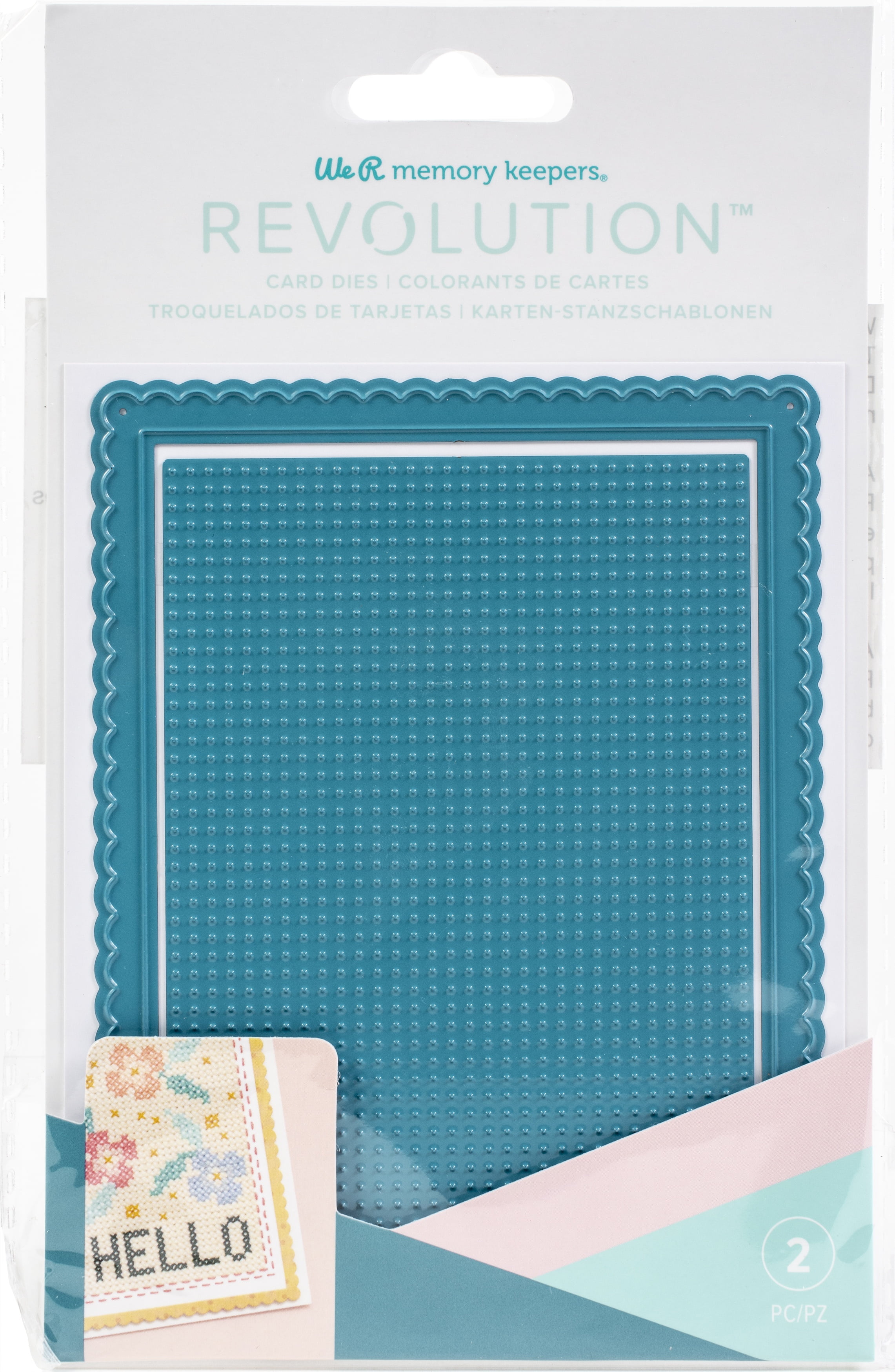 We R Memory Keepers Revolution Dies-Card Front Stitch Grid - Walmart.com