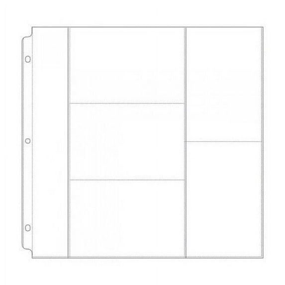 We R Memory Keepers - Scrapbook Photo Page Sheets - Clear Ring Albums ...