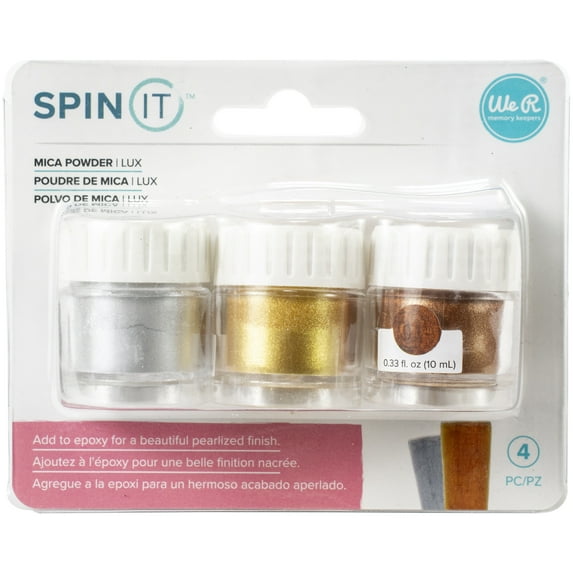 We R Memory Keepers Spin It Mica Powder 3/Pkg-Lux - Walmart.com
