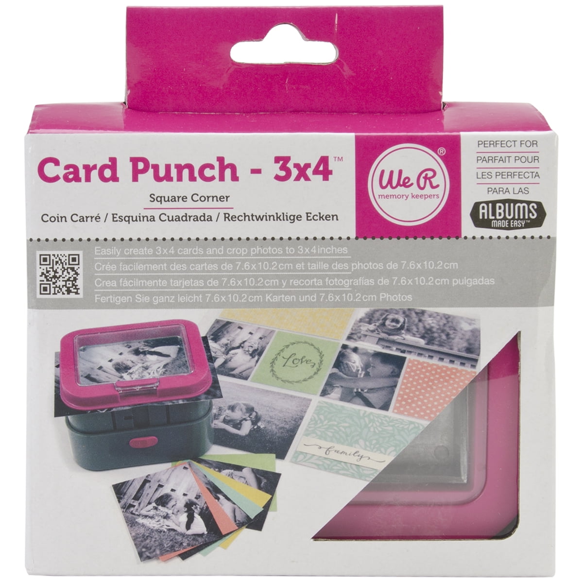 Picture Punch-Square Corners, 3"X4", Pk 1, We R Memory Keepers ...