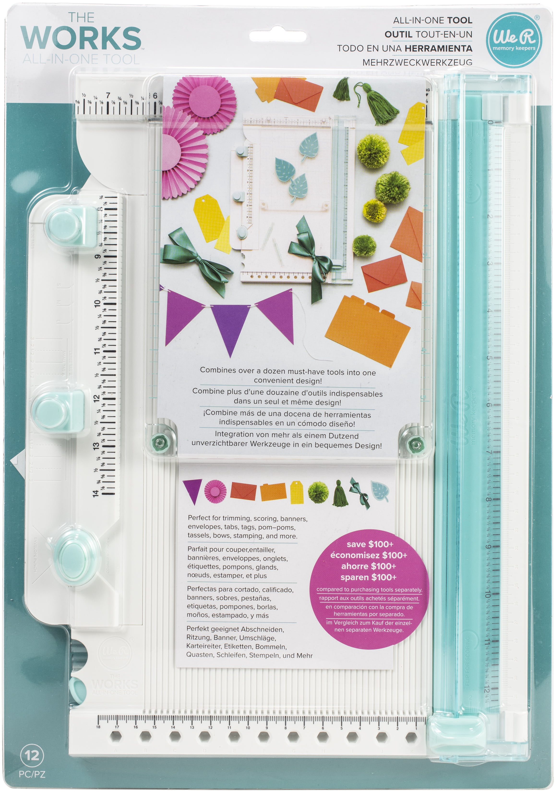 Free Shipping! We R Memory Keepers The Works All-In-One Tool-12 Pieces ...