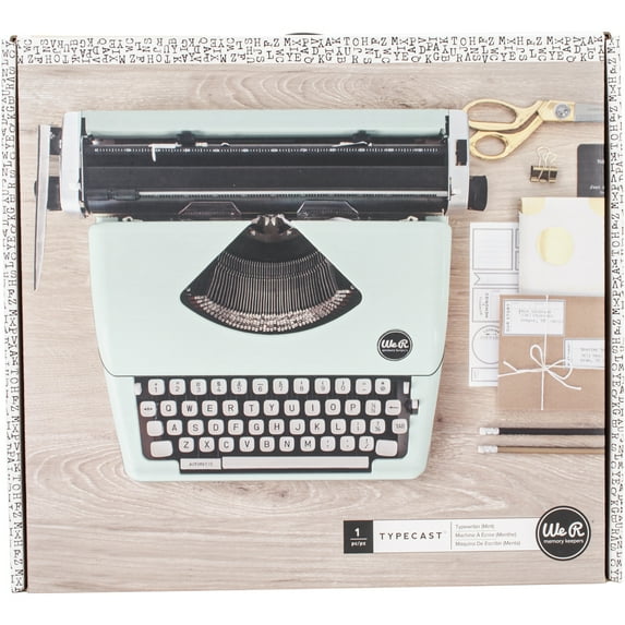 We R Typecast Vintage Manual Typewriter Mint, Retro Old-Fashioned Paper ...