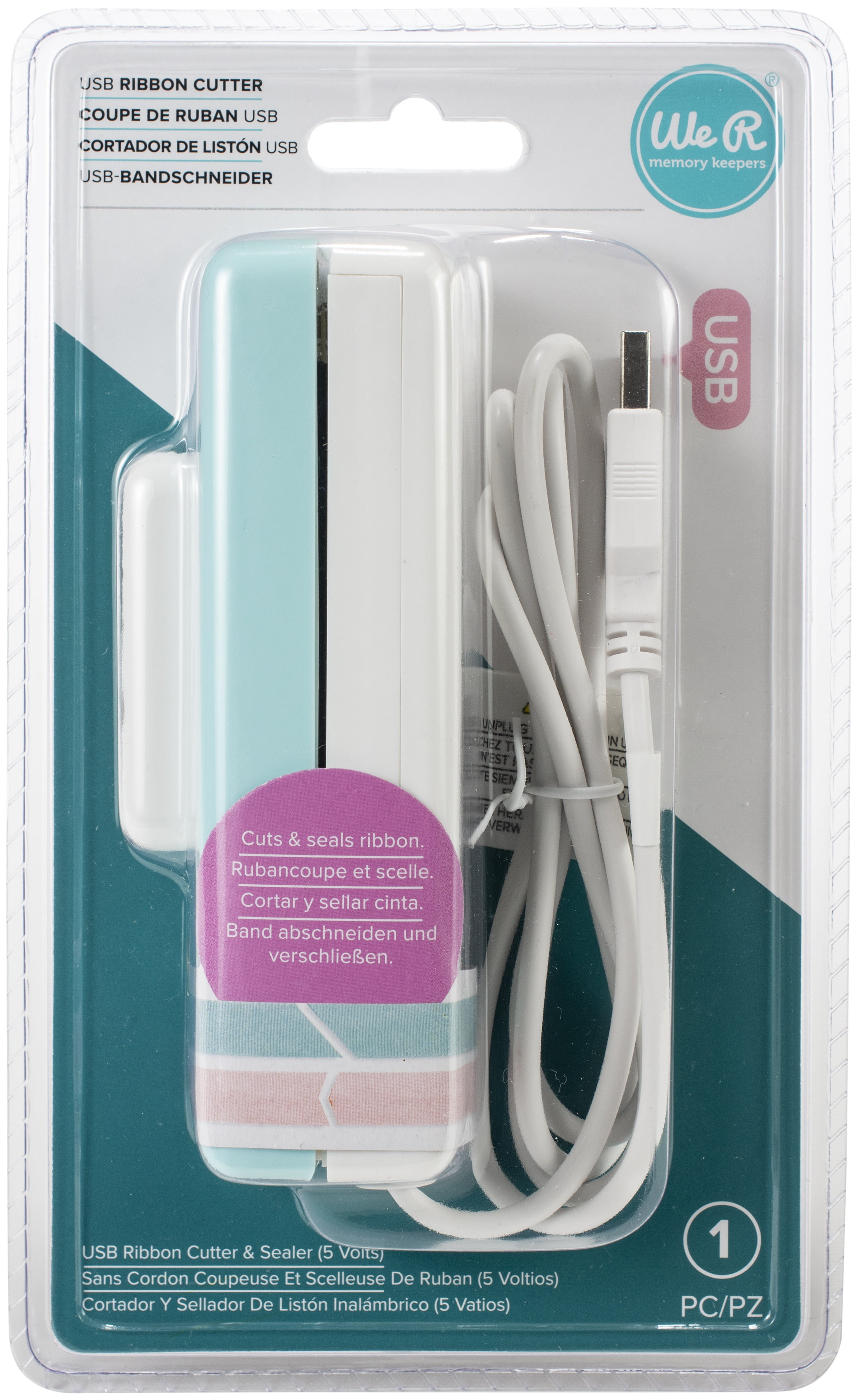 We R Memory Keepers USB Ribbon Cutter- Cutting and Crafting Tool ...
