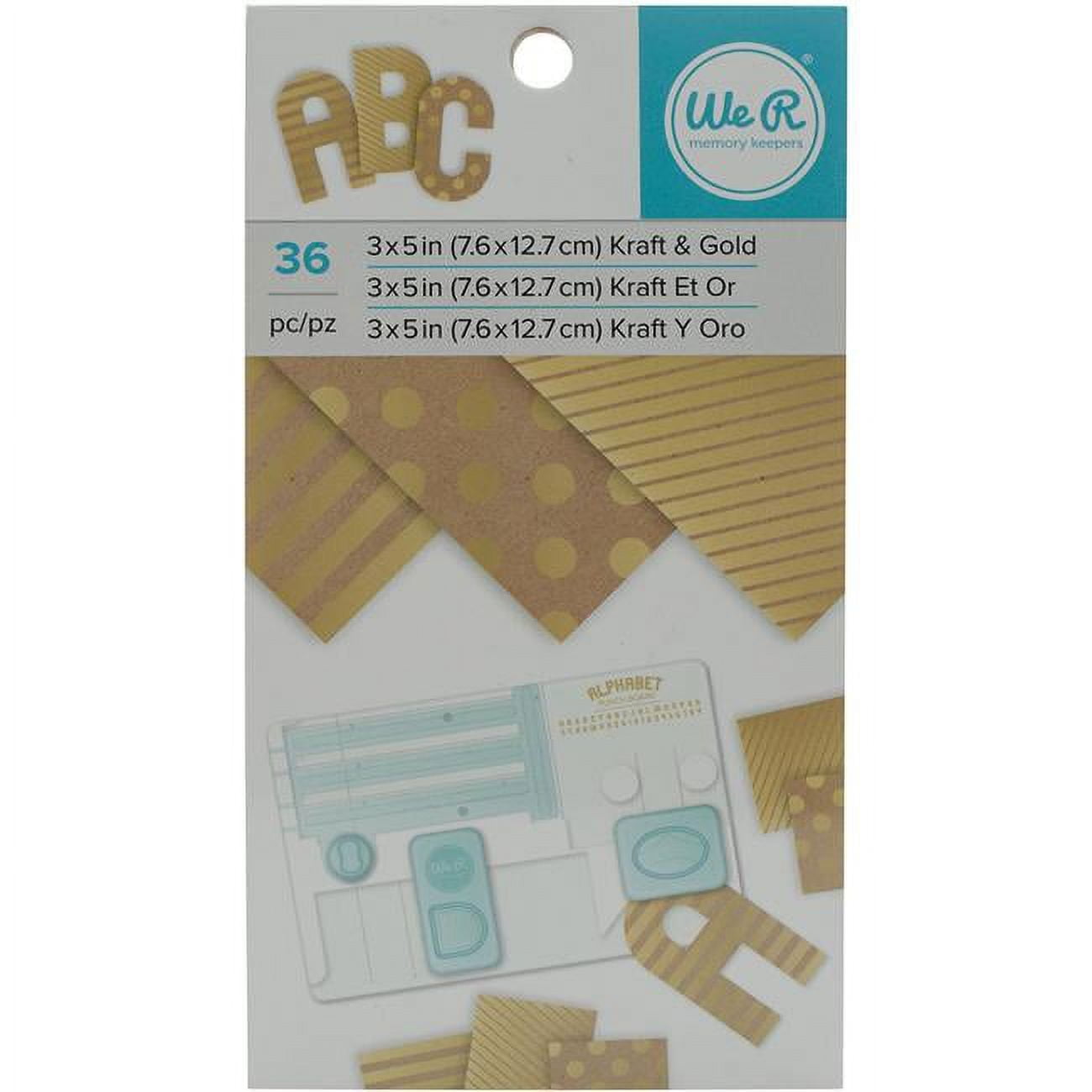 We R Memory Keepers WRP3X5-60891 3 x 4 in. Keepers Paper Pad Kraft with ...