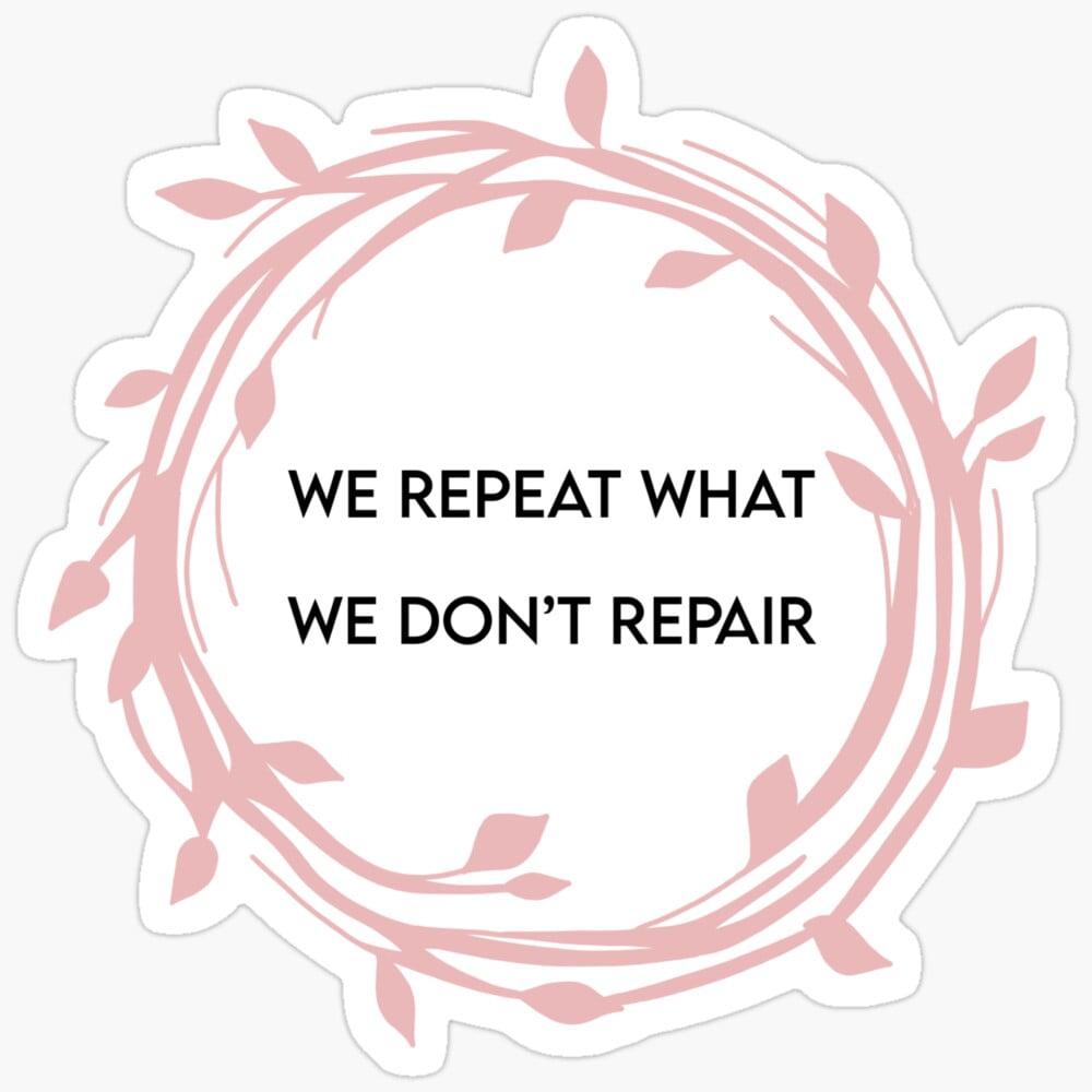 We Repeat What We Don'T Repair Sticker Phone Decal Water Bottle ...