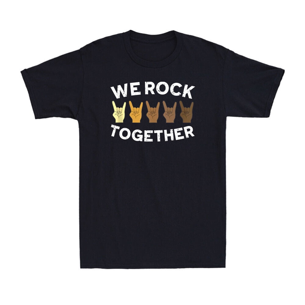 We Rock Together Rocker Skeleton Hand Rock And Roll Fans Vintage ...