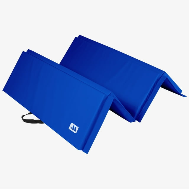 We Sell Mats Folding Personal Fitness Exercise Mat, 4' x 6' Blue ...