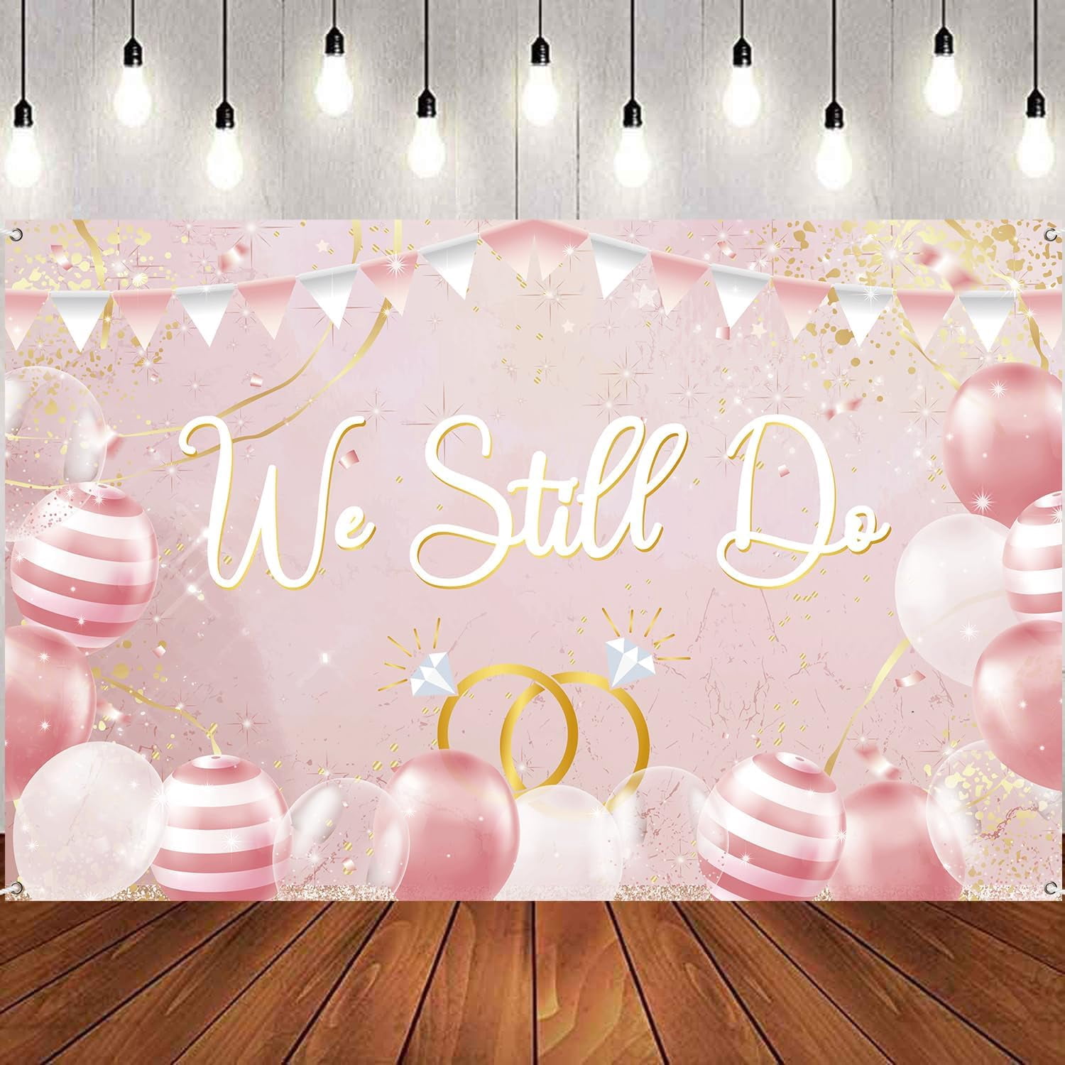 We Still Do Backdrop Wedding Anniversary Party Photography Background ...