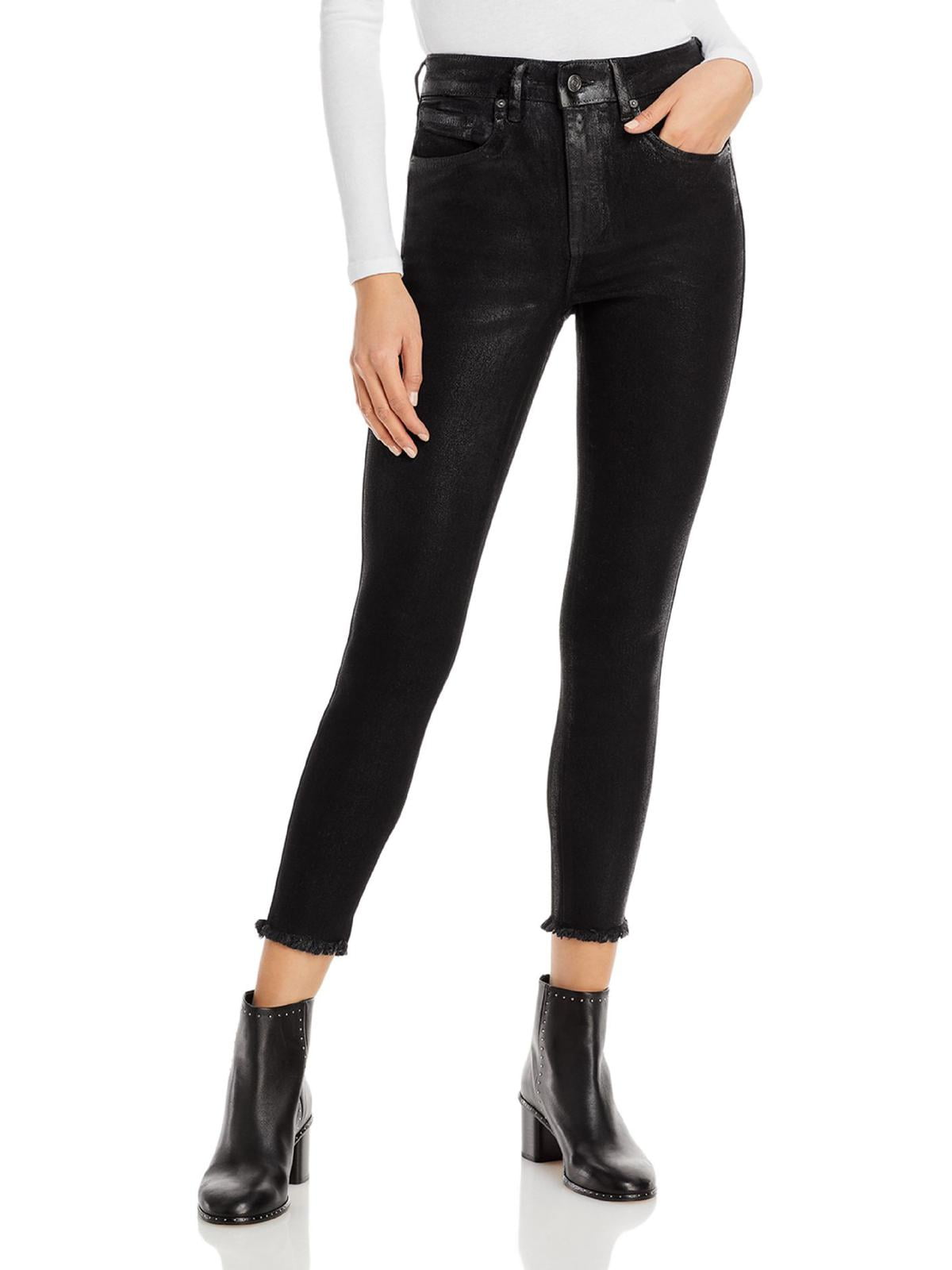 We The Free Womens Coated Shimmer Skinny Jeans - Walmart.com