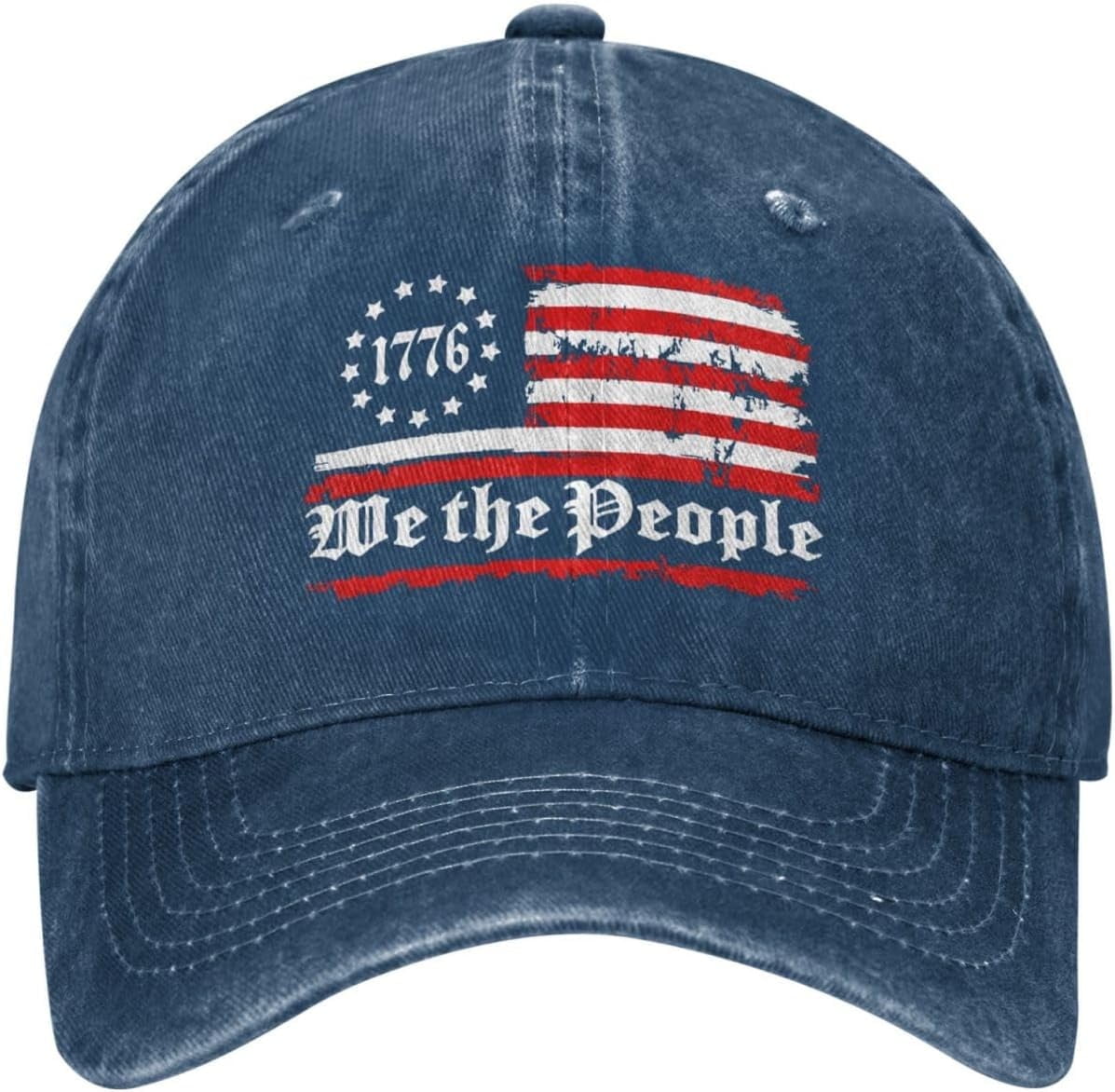 We The People 1776 American Flag Baseball Cap for Men Women Hat ...