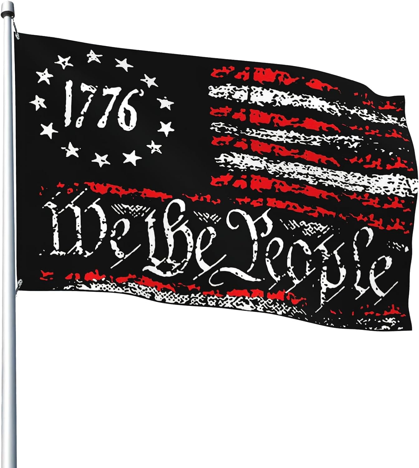 We The People 1776 Flag, 3Ply Polyester, Heavy Duty, Double Sided 13 ...