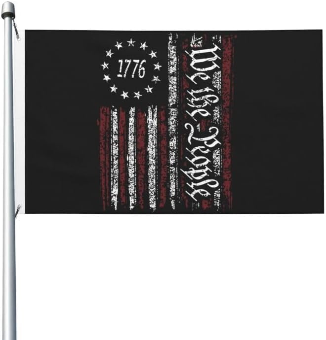 We The People 1776 Vintage USA Flag 3x5 ft Double-sided printing Garden ...