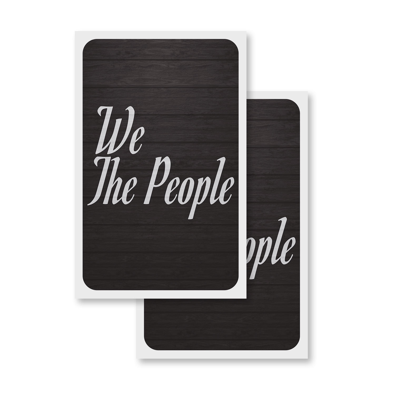 We The People (2-PACK) 24" x 36" Vinyl Decals | Sign Insert Peel ...